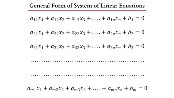 How to Solve a System of Linear Equations