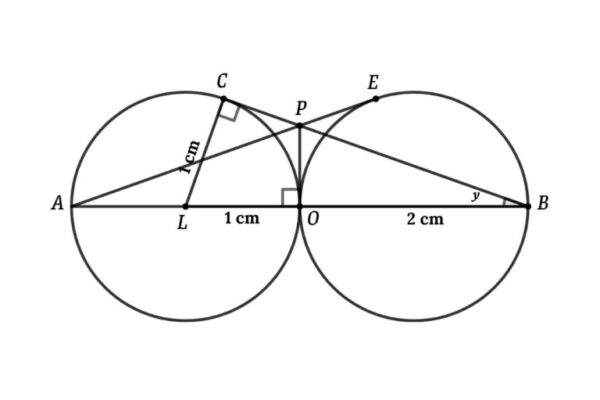 Area of the Parallelogram Between Two Circles - Educate Math